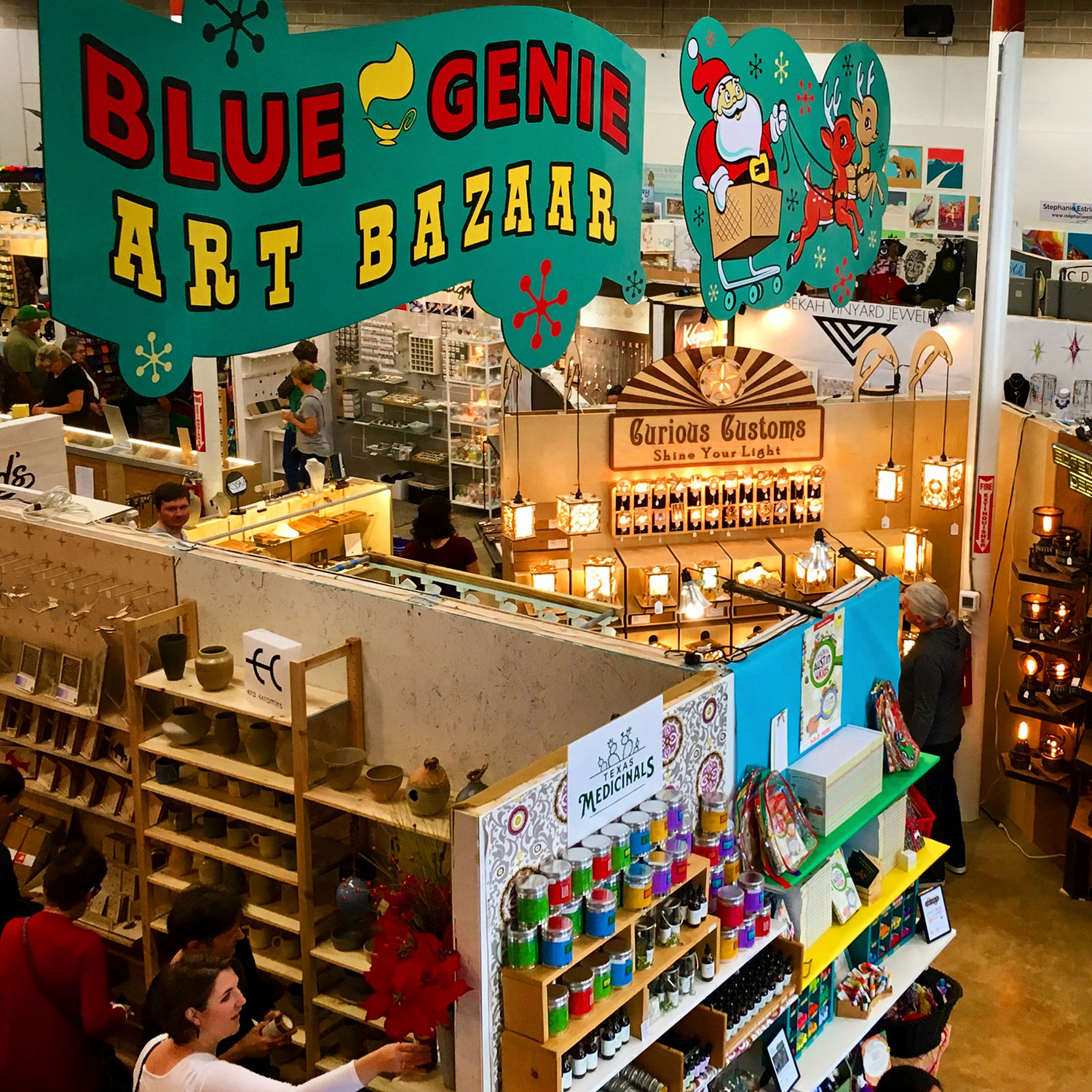 Blue Genie Art Bazaar | Austin Studio Tour